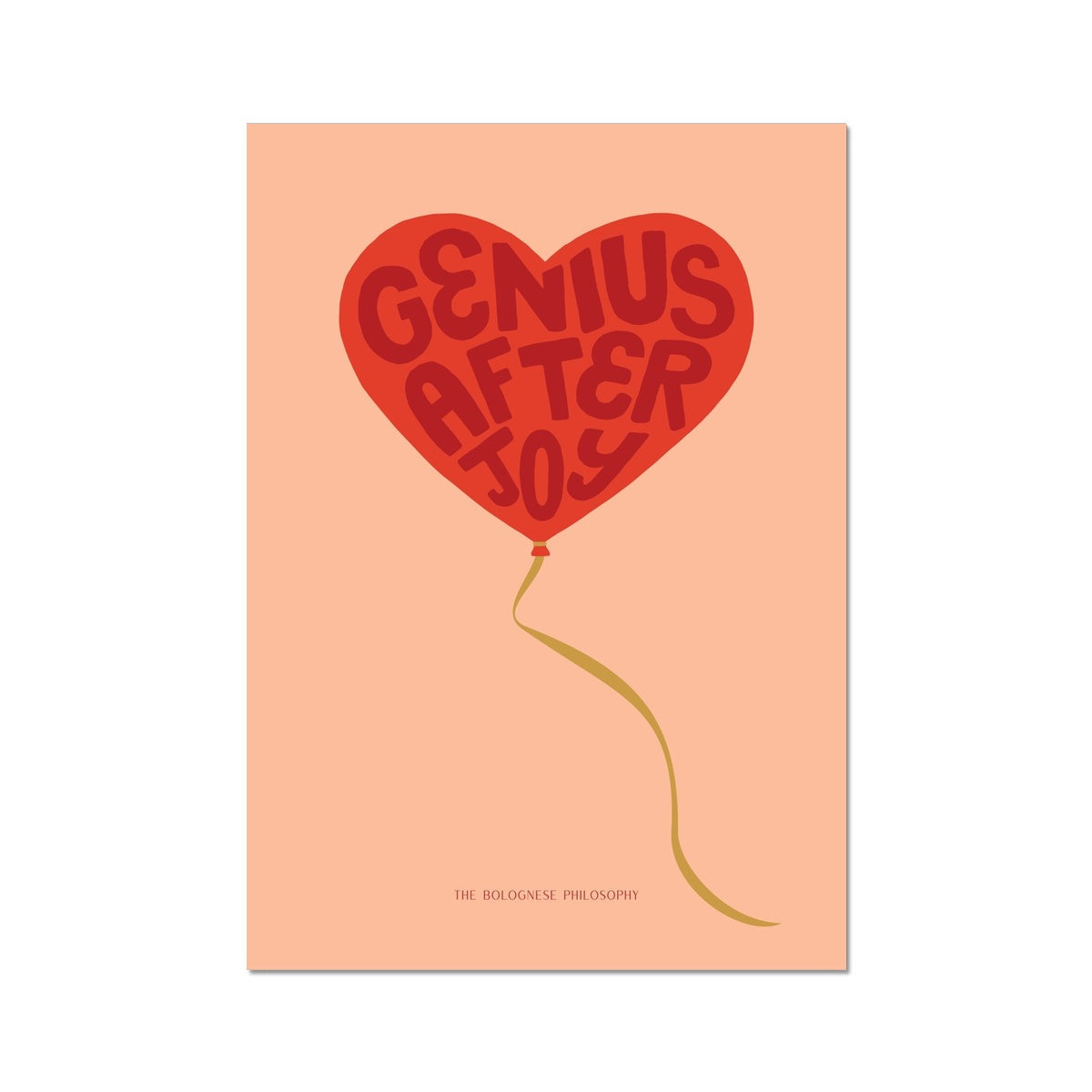 Genius After Joy - Digital Download – The Bolognese Philosophy